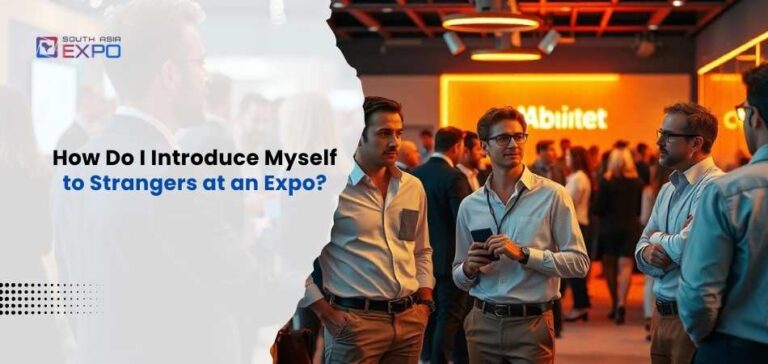 How Do I Introduce Myself to Strangers at an Expo?
